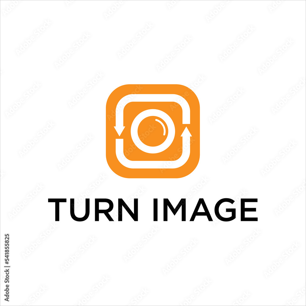 Lensa Image Logo Design Template Stock Vector | Adobe Stock
