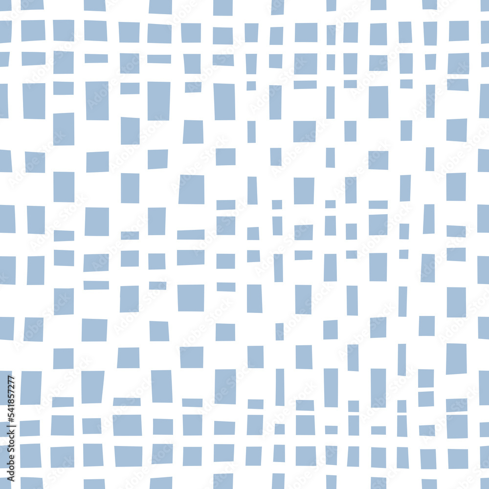 Abstract geometric checkered pattern. Scattered squares overlay. For ...