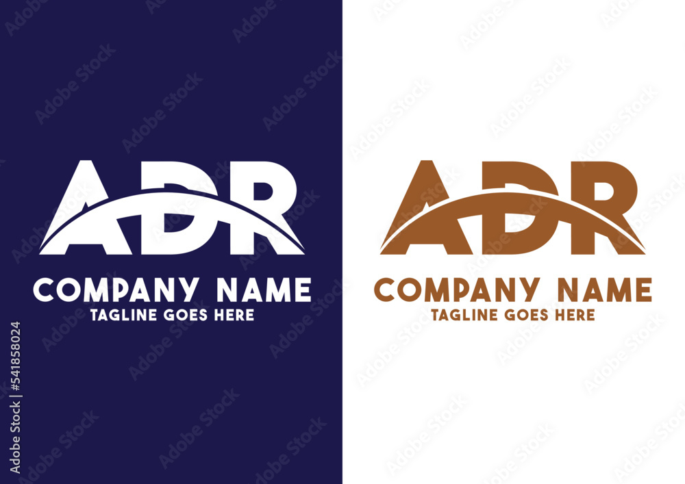 Letter ADR logo design vector template, ADR logo Stock Vector | Adobe Stock