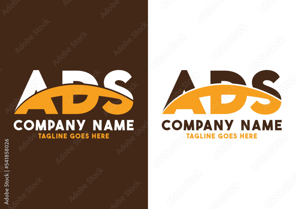 Letter ADS logo design vector template, ADS logo Stock Vector | Adobe Stock