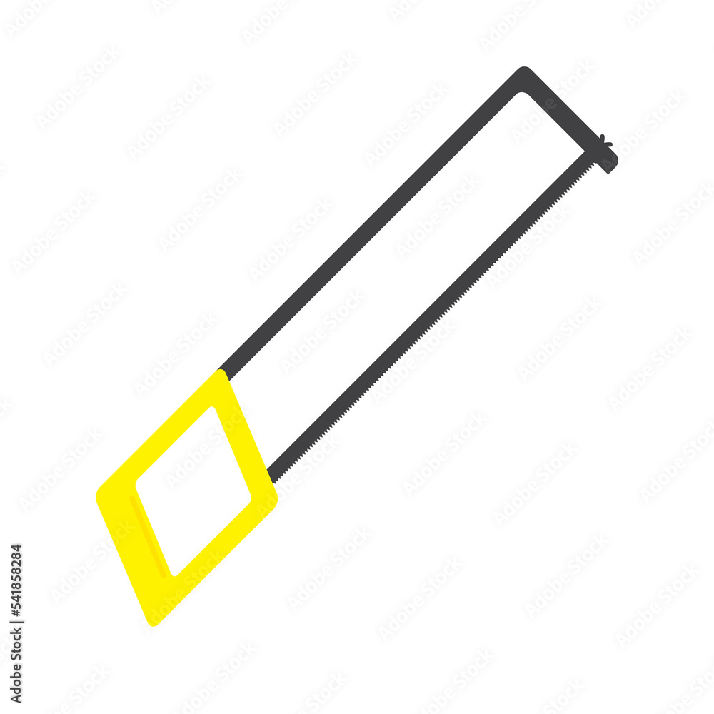 Hacksaw png cartoon illustration Stock Illustration | Adobe Stock