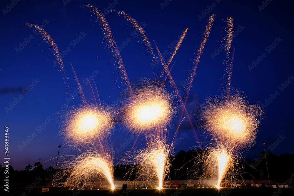 fireworks in the sky Stock Photo | Adobe Stock