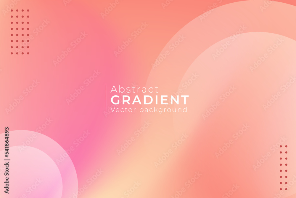 Abstract gradient background with circles and dots Stock Vector | Adobe ...