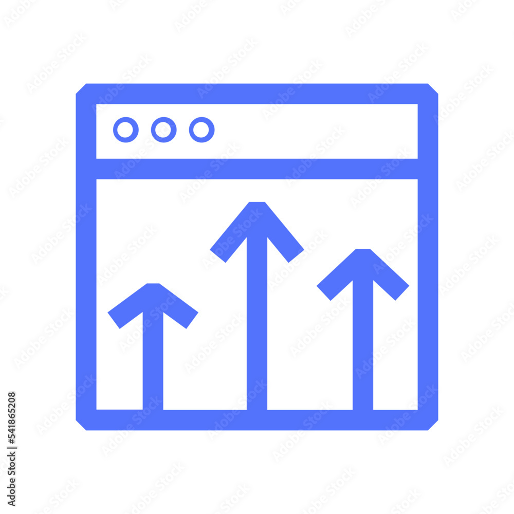 building hyperlink website link line icon Stock Vector | Adobe Stock