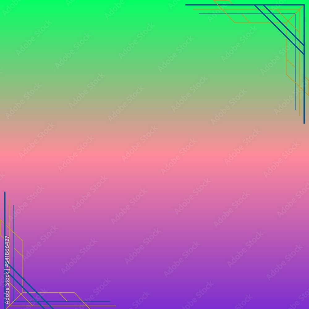 Frame and borders with gradient colorful background for wallpaper ...