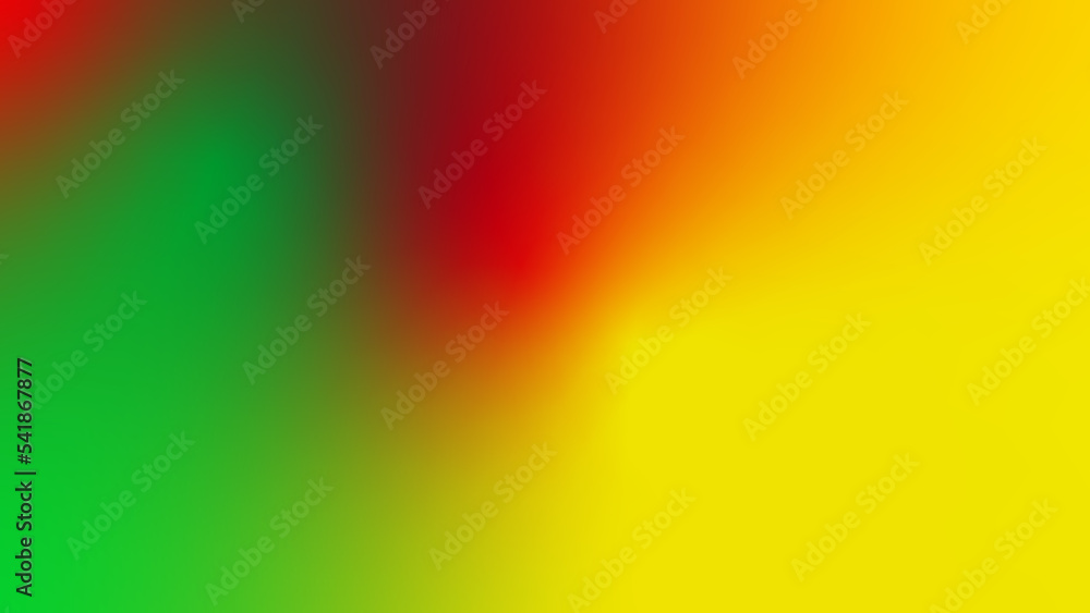 abstract green yellow red flag tricolor gradient background Stock ...