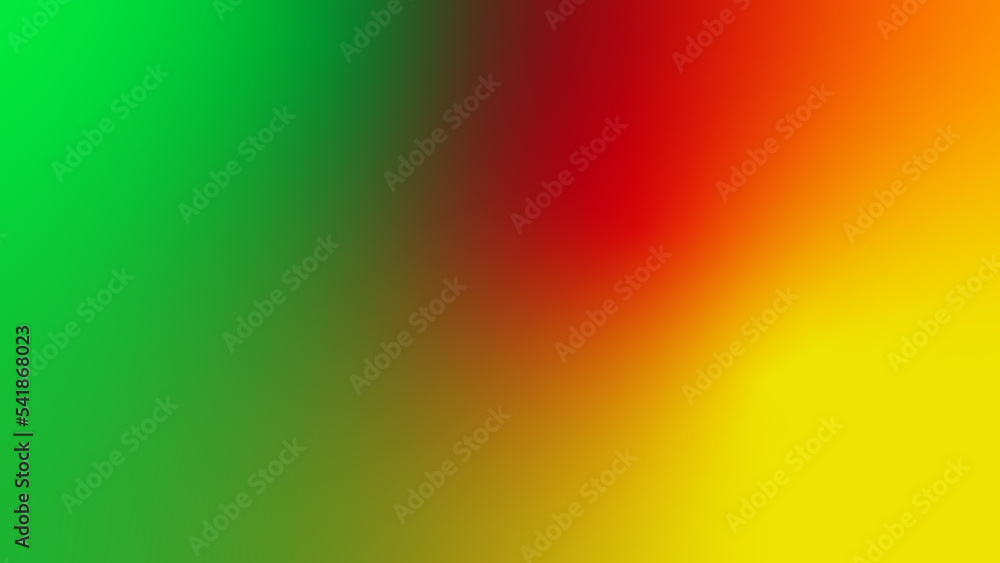 abstract green yellow red flag tricolor gradient background Stock ...
