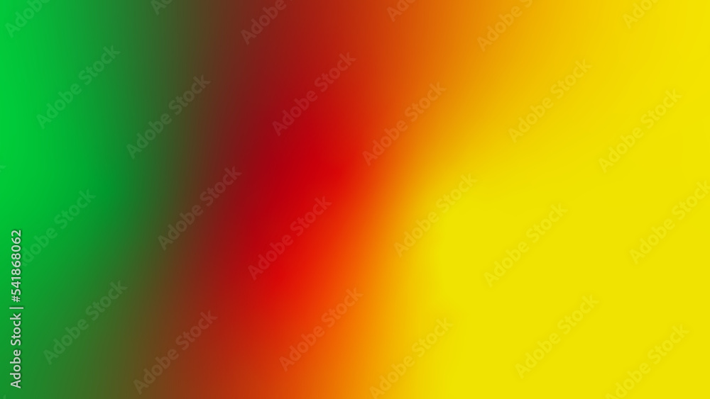 abstract green yellow red flag tricolor gradient background Stock ...