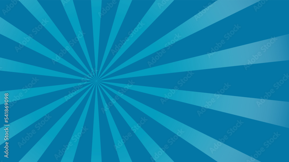 Blue sunburst background Stock Vector | Adobe Stock