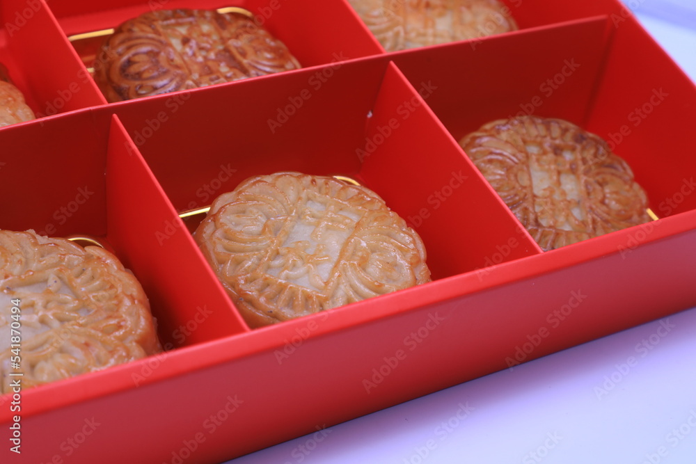 Mooncakes It is a popular dessert of Asian people. Stock-Foto | Adobe Stock