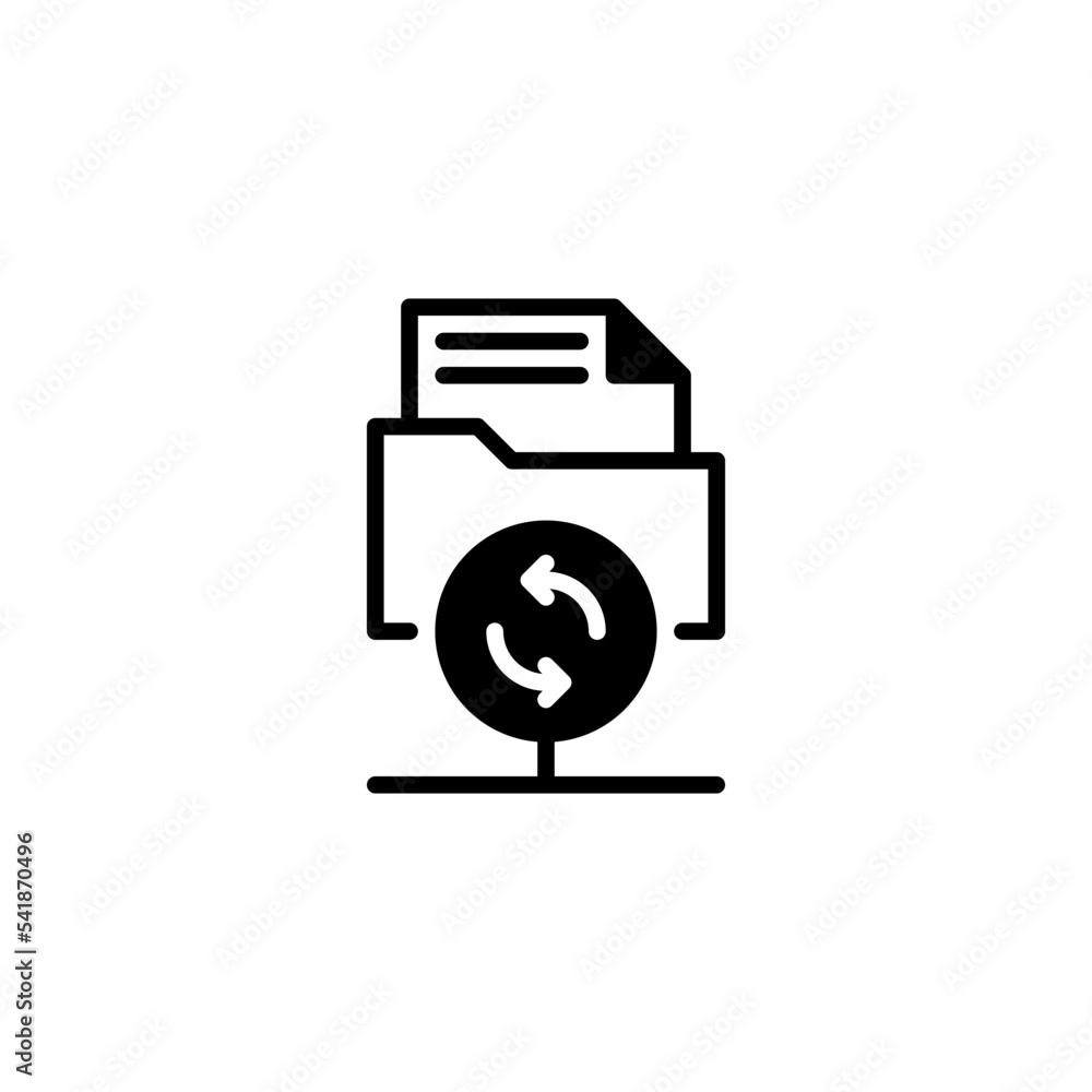 file sharing icon Stock Vector | Adobe Stock