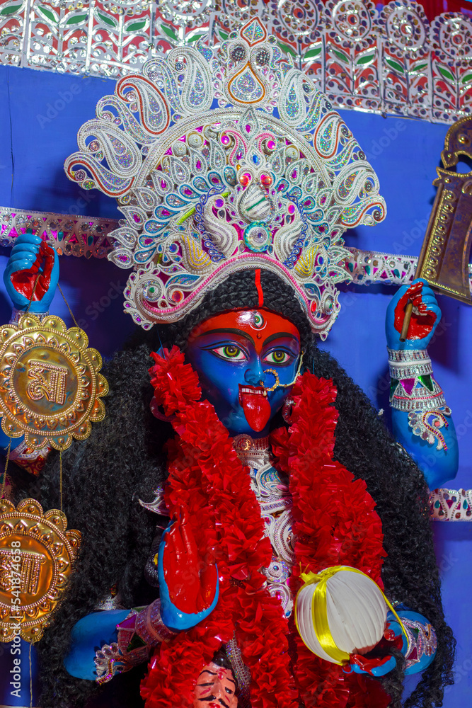 Selective focus of Hindu Mythological Goddess Devi Kali. Stock Photo | Adobe Stock