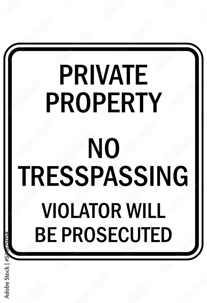 private property warning sign Stock Illustration | Adobe Stock private property warning sign Stock Illustration | Adobe Stock