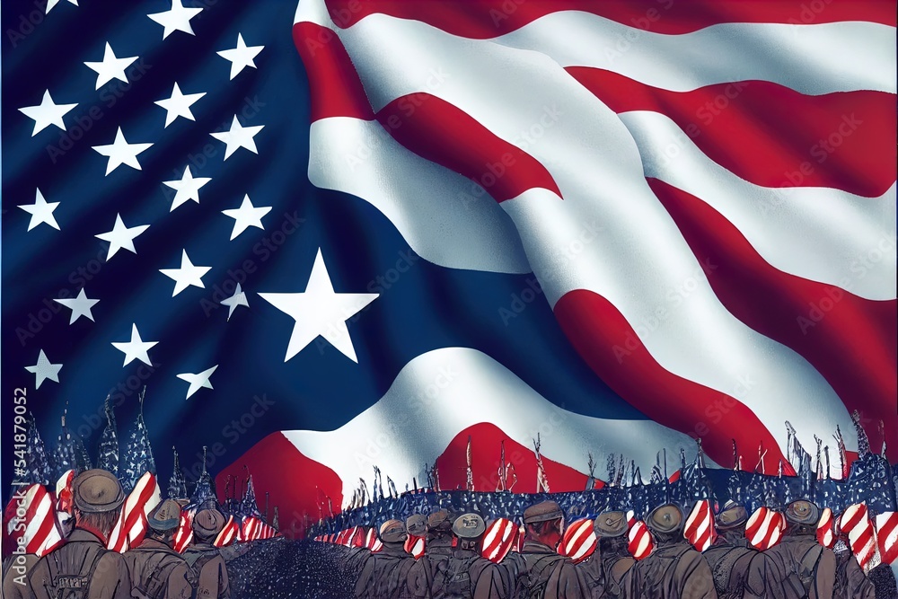 a lot of american flags and american flags next to american flags in ...