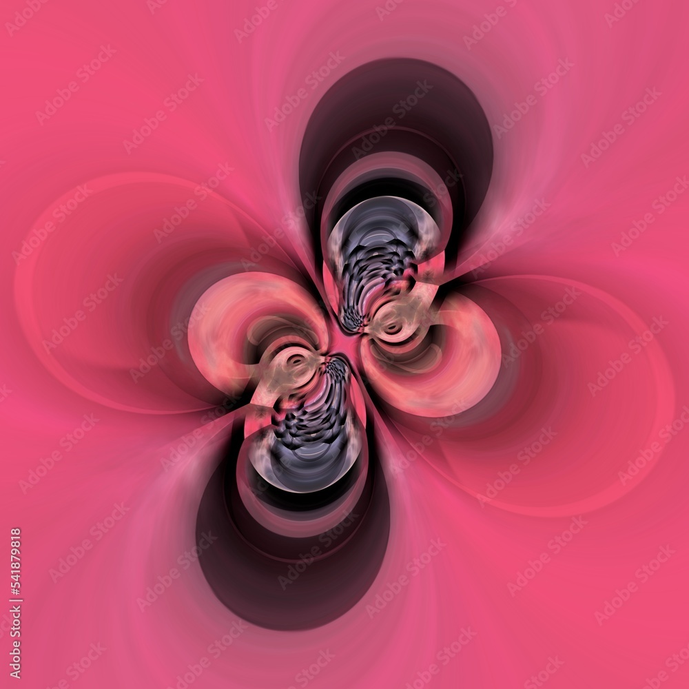 cute cartoon character in red purple and pink with grey and brown ...