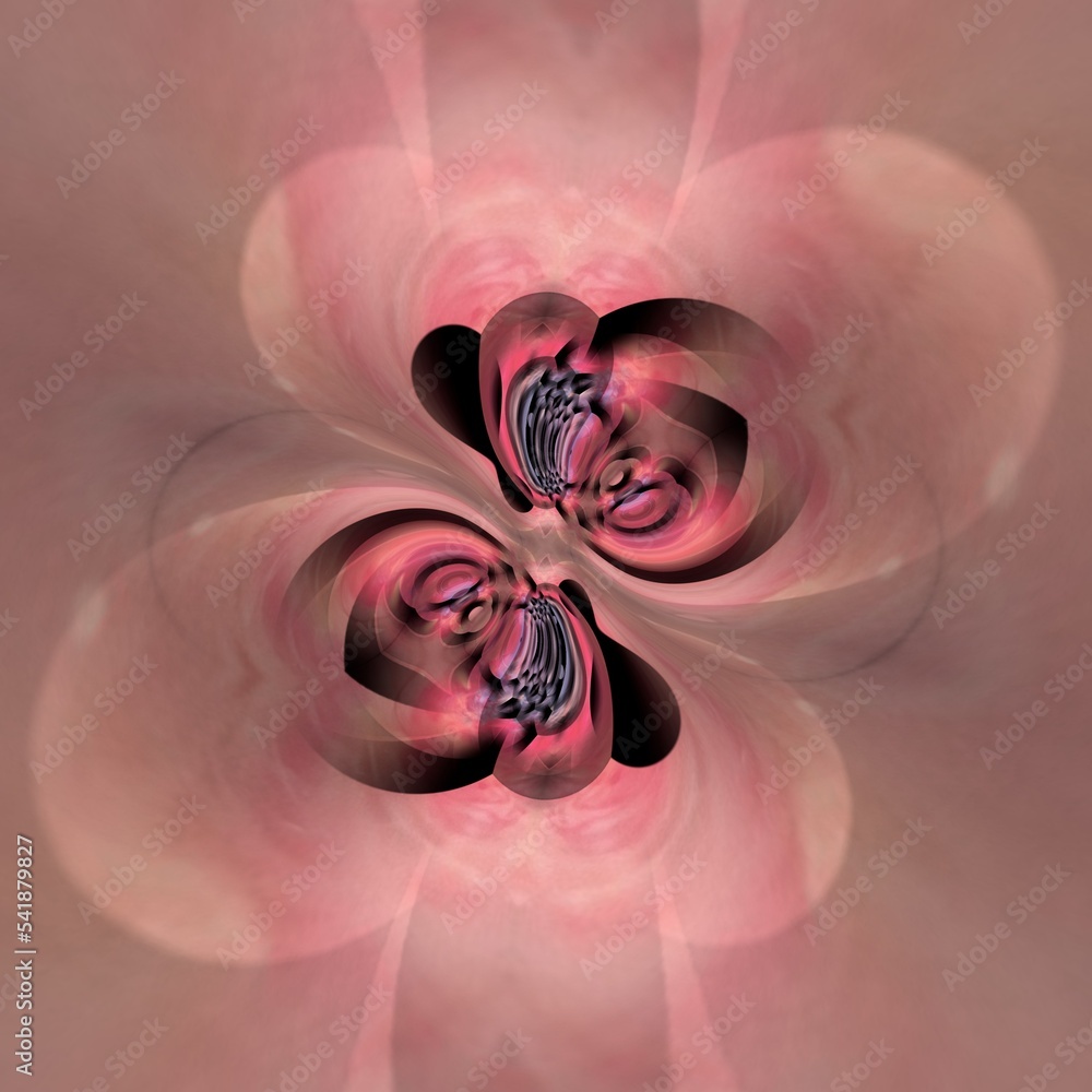 cute cartoon character in red purple and pink with grey and brown ...