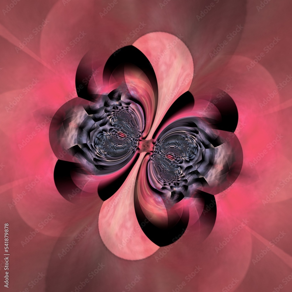 cute cartoon character in red purple and pink with grey and brown ...