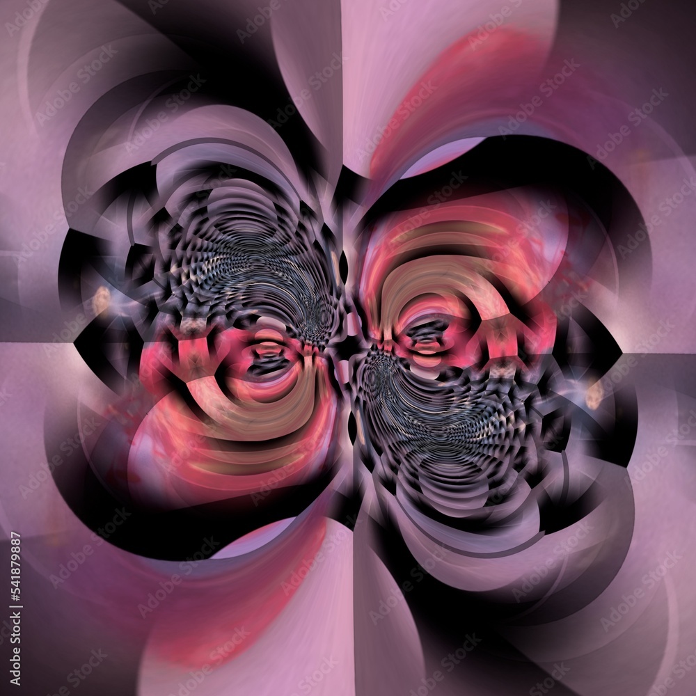 cute cartoon character in red purple and pink with grey and brown ...