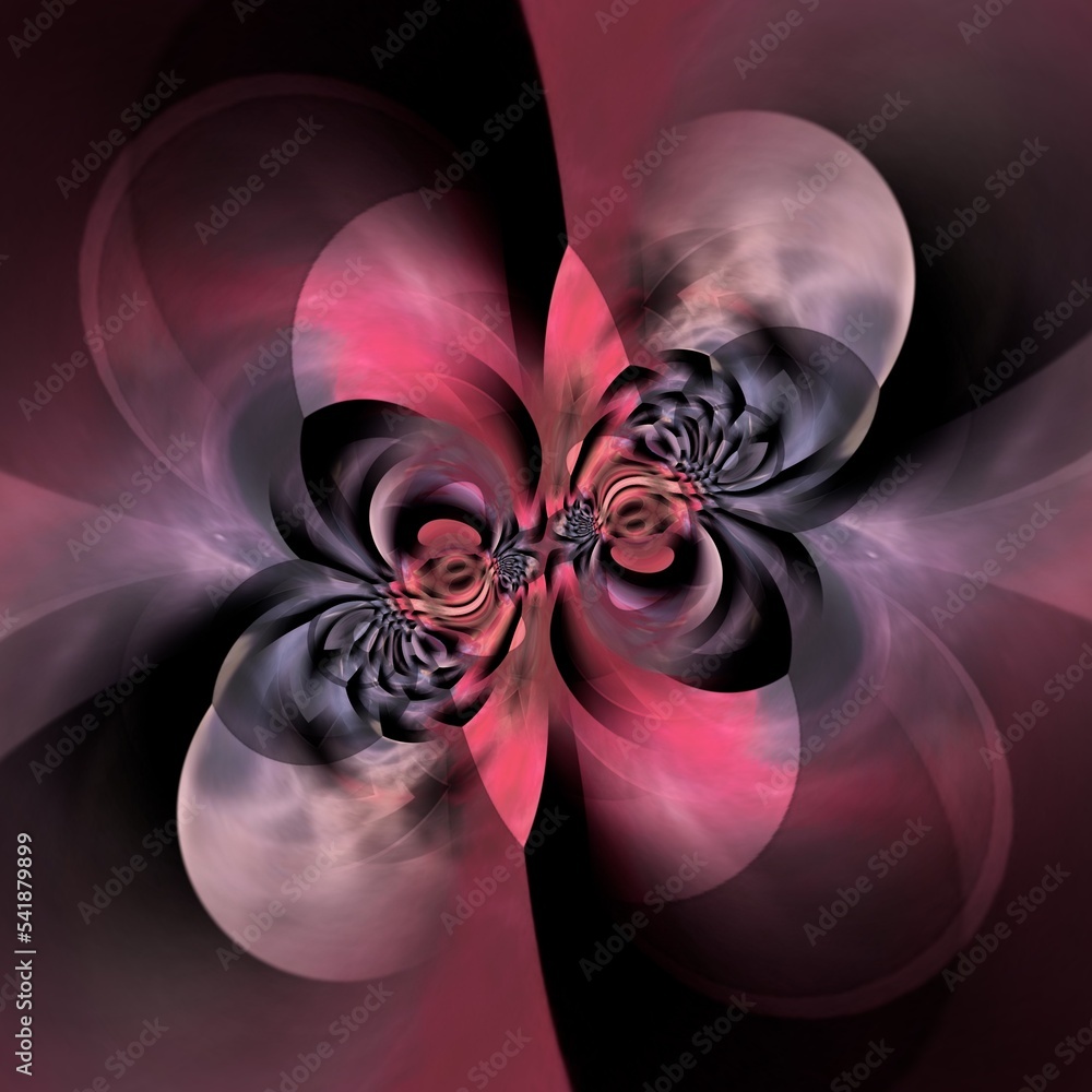 cute cartoon character in red purple and pink with grey and brown ...