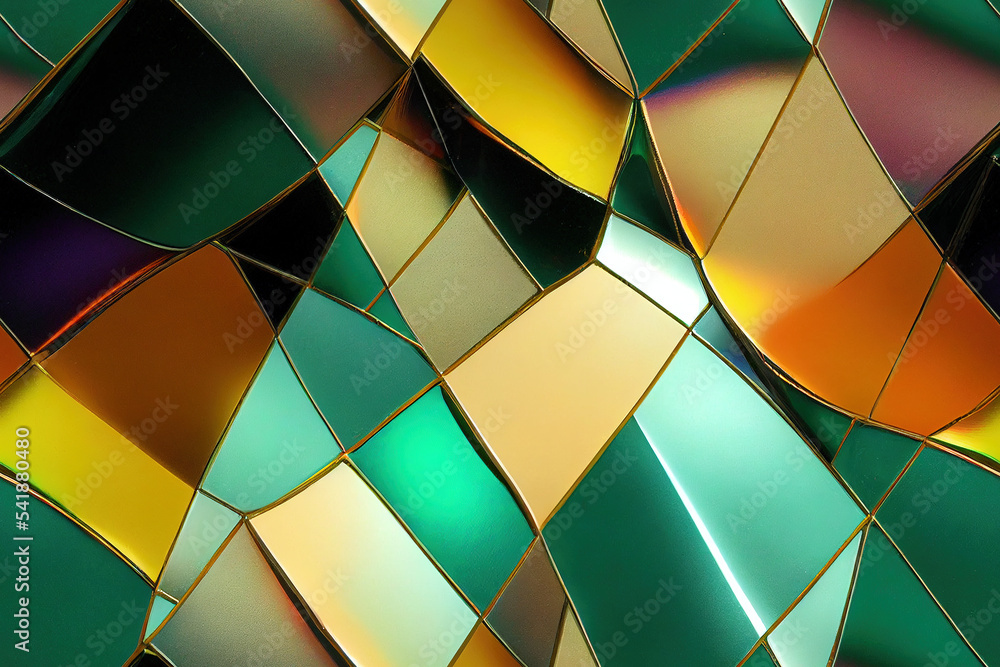 Abstract glass seamless pattern Stock Illustration | Adobe Stock