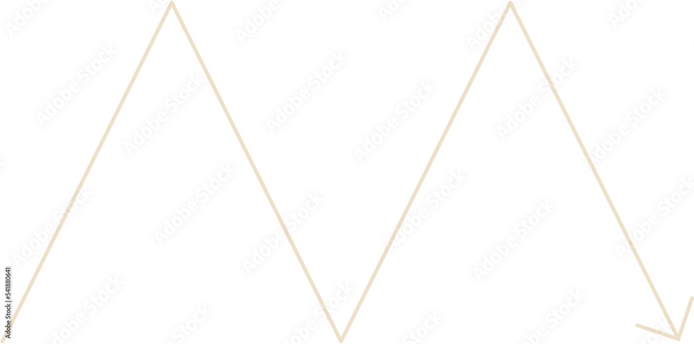 Minimal Thin Arrow Vector Illustration Stock Vector | Adobe Stock