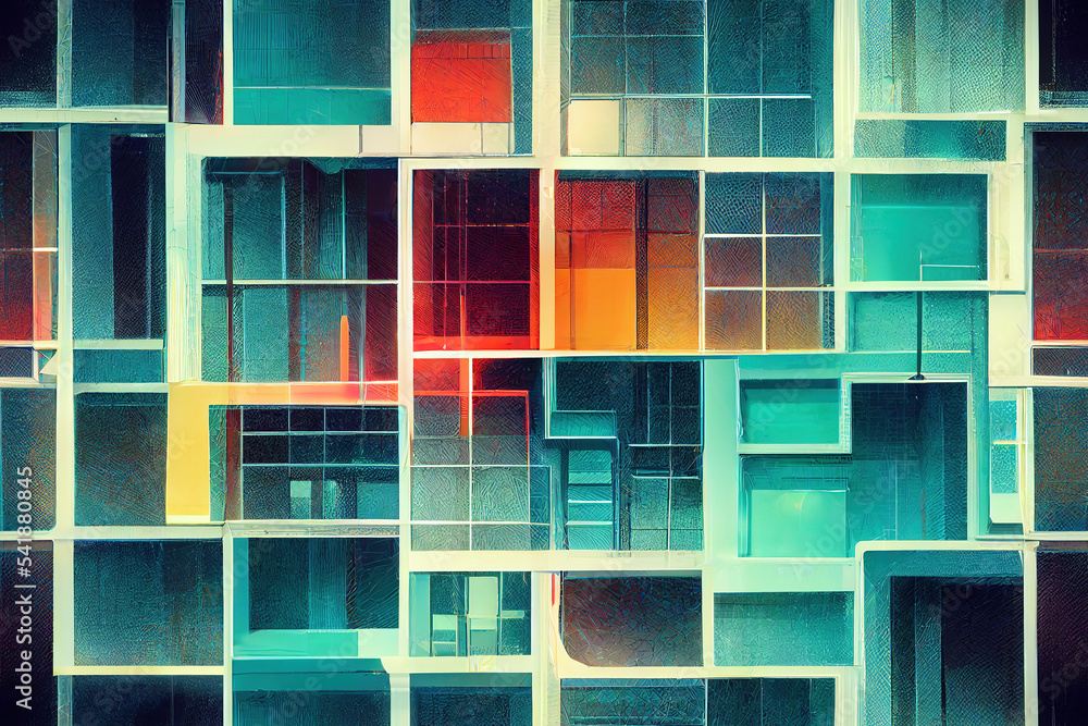 Abstract squares seamless pattern Stock Illustration | Adobe Stock Abstract squares seamless pattern Stock Illustration | Adobe Stock
