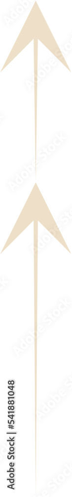 Minimal Thin Arrow Vector Illustration Stock Vector | Adobe Stock