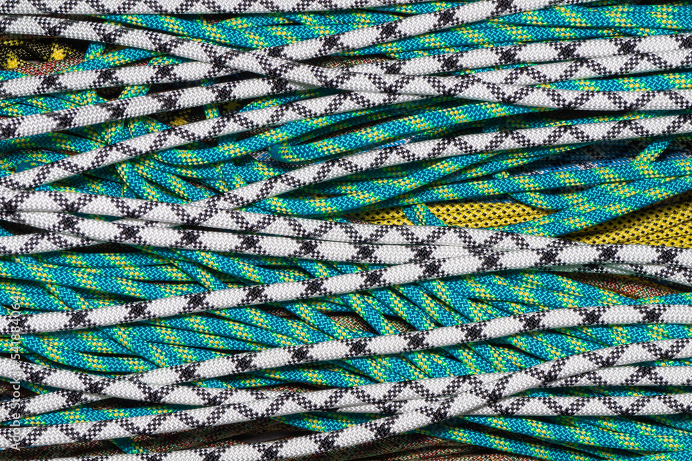 Climbing colorful rope as a background Stock Photo | Adobe Stock