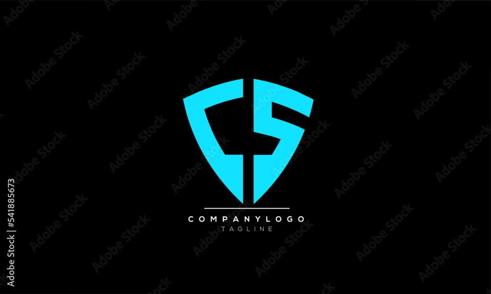 Alphabet letters Initials Monogram logo CS,CS INITIAL, CS letter Stock ...