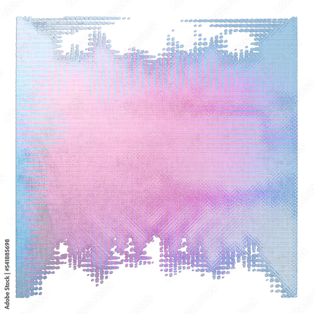 Abstract transparent glitch art texture element. Stock Illustration ...