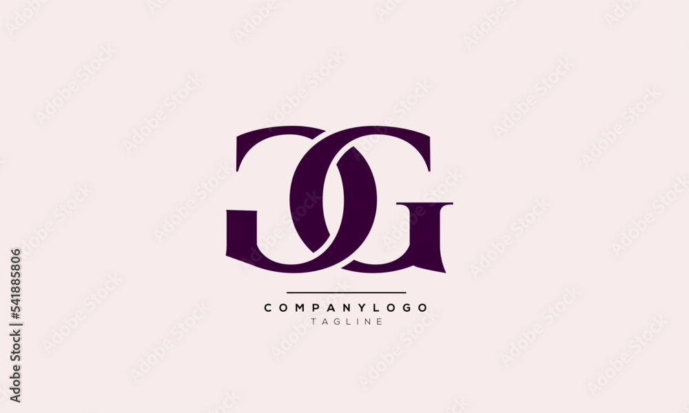 Alphabet letters Initials Monogram logo DG,DG INITIAL,DG letter Stock ...