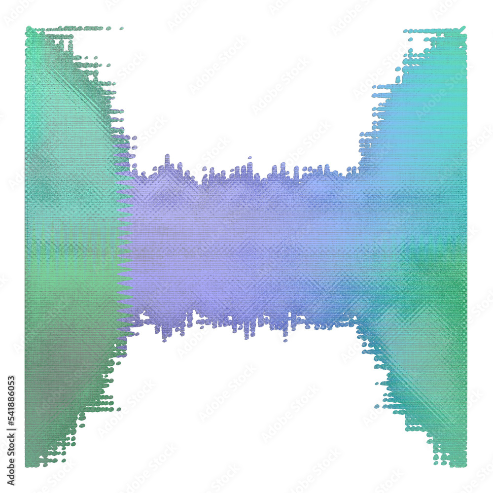 Abstract transparent glitch art texture element. Stock Illustration ...