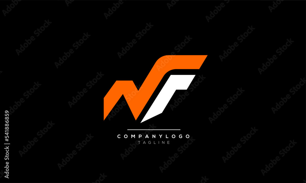 Alphabet letters Initials Monogram logo NR,NR INITIAL,NR letter Stock ...