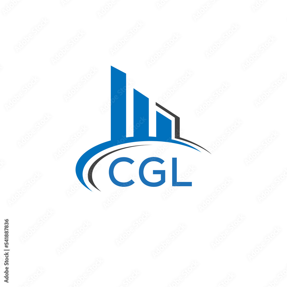 CGL letter logo. CGL blue image. CGL Monogram logo design for ...