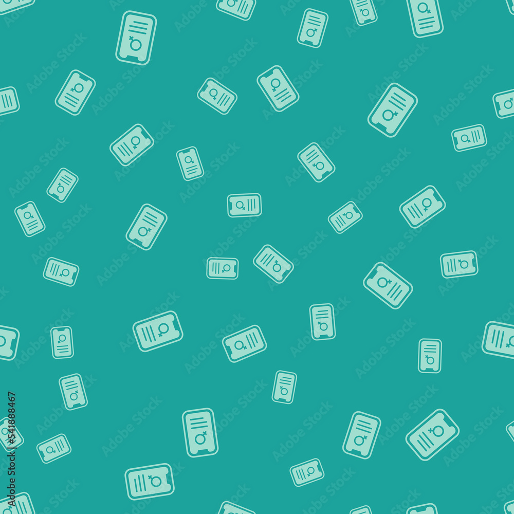 Green Dating app online mobile concept icon isolated seamless pattern ...