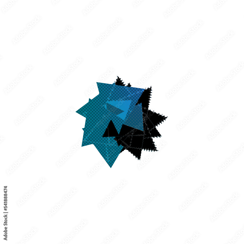 Abstract transparent glitch art texture element. Stock Illustration ...