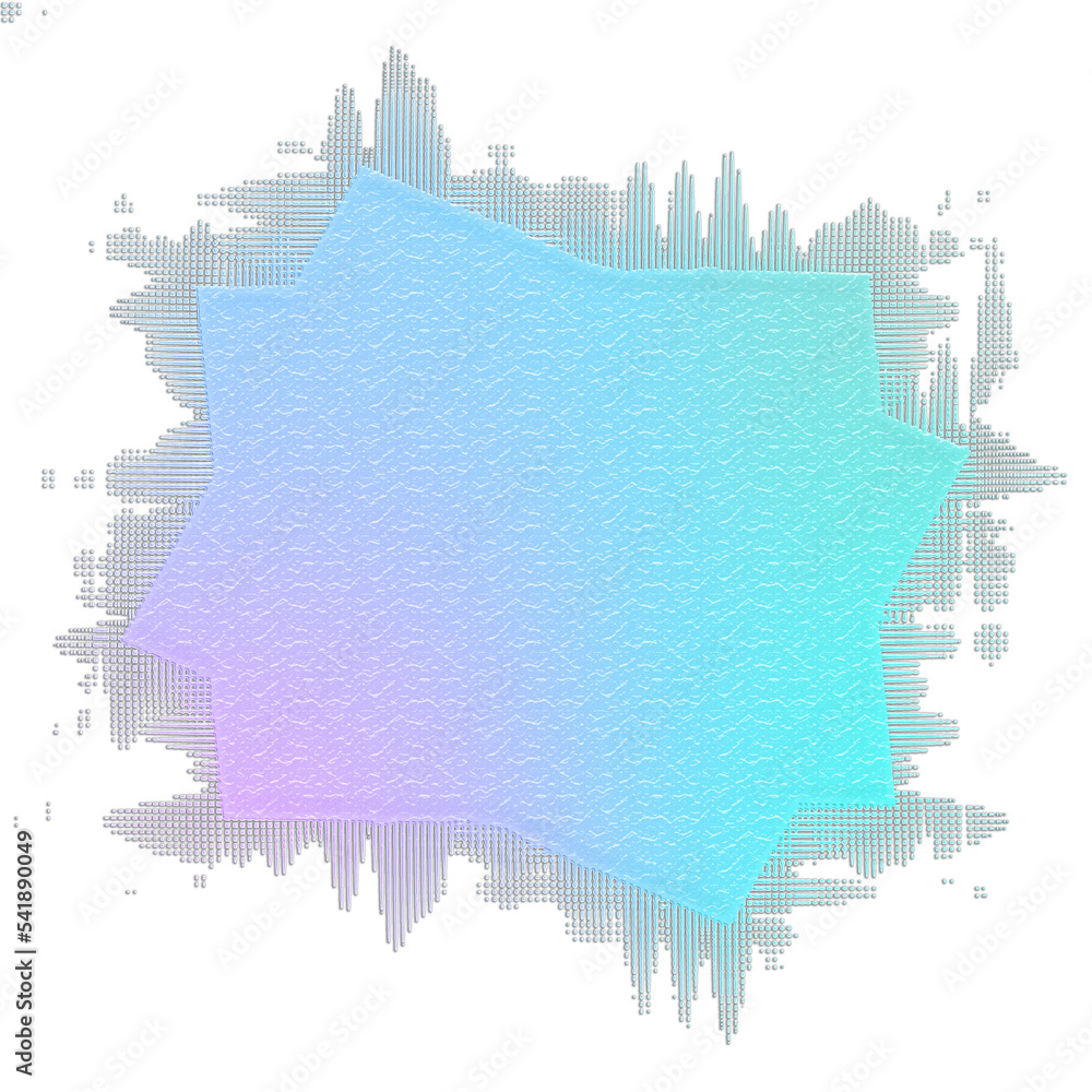 Abstract transparent glitch art texture element. Stock Illustration ...