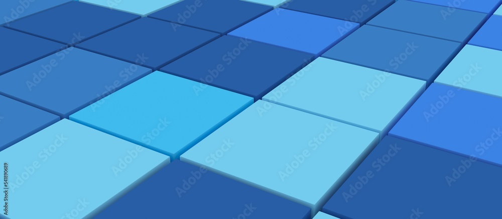 small tiles of blue colors on a large area Stock Illustration | Adobe Stock