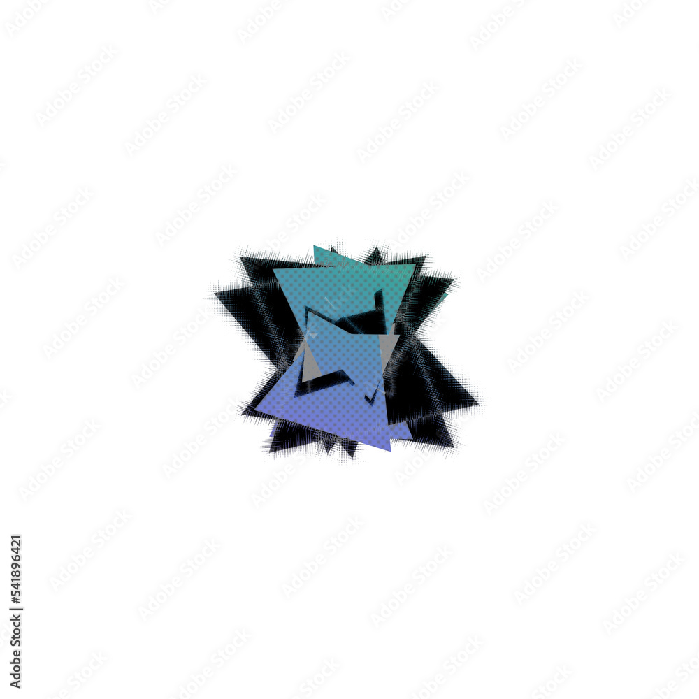 Abstract transparent glitch art texture element. Stock Illustration ...