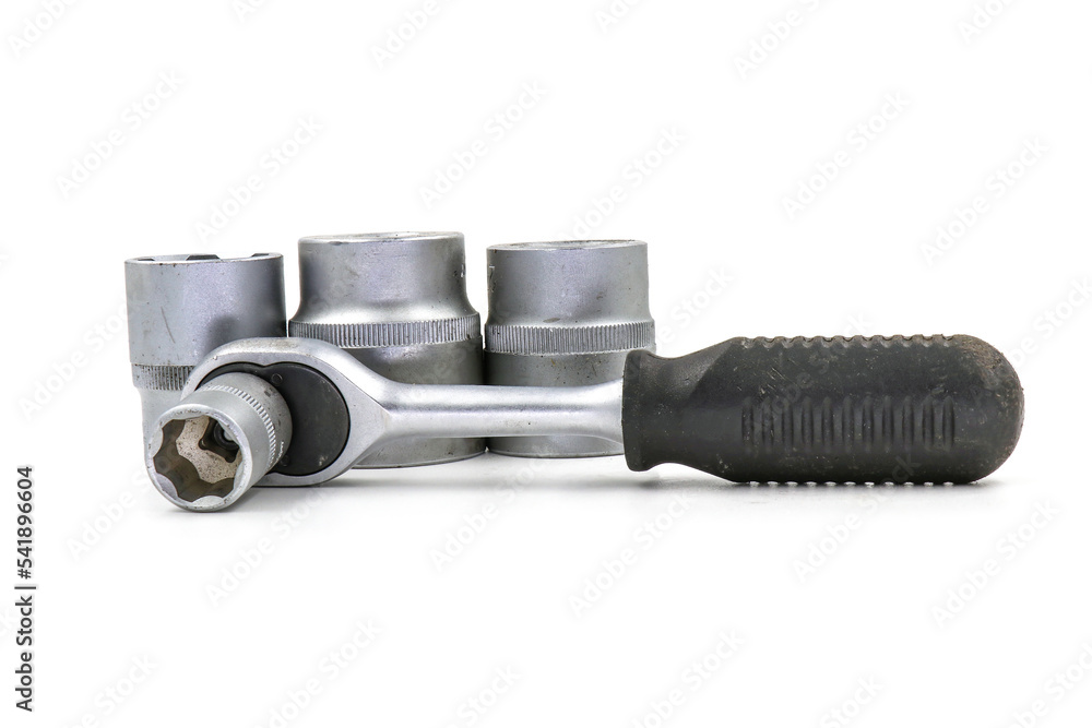 Block wrench on the white background. Tools for technician. Photos ...