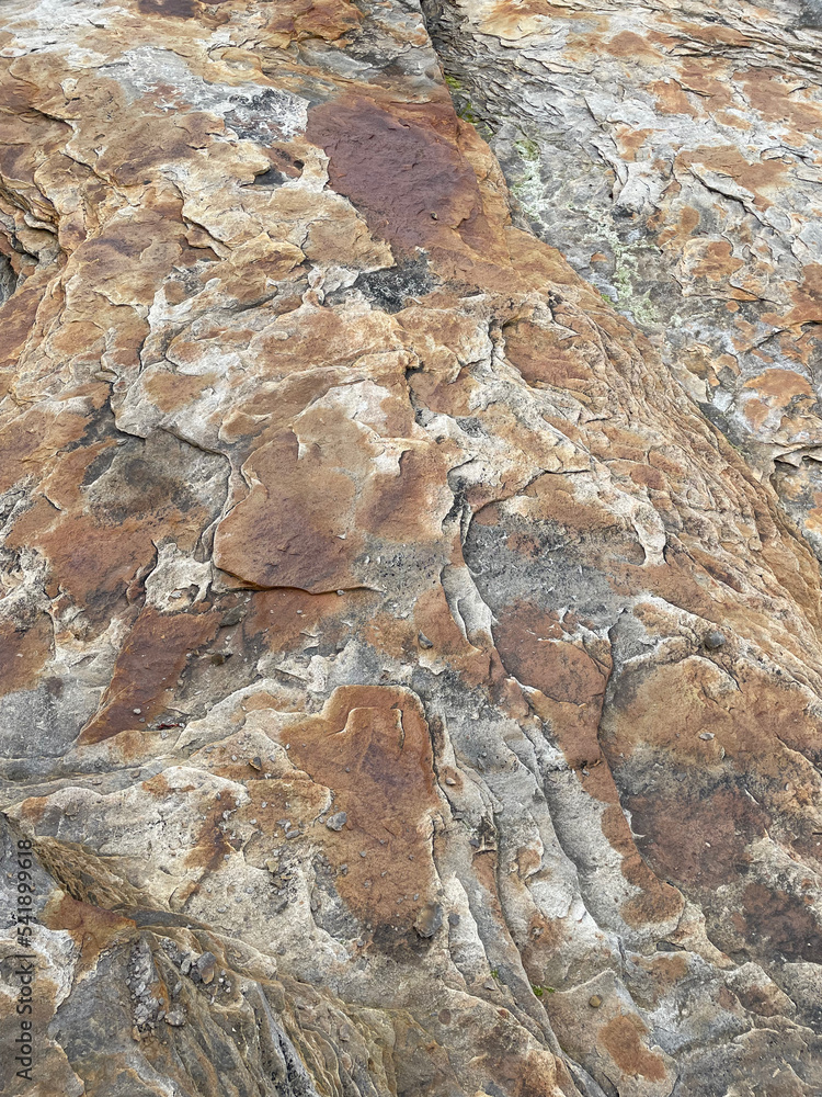 Stone rock boulder texture seaside landscape northern nature Stock-Foto ...