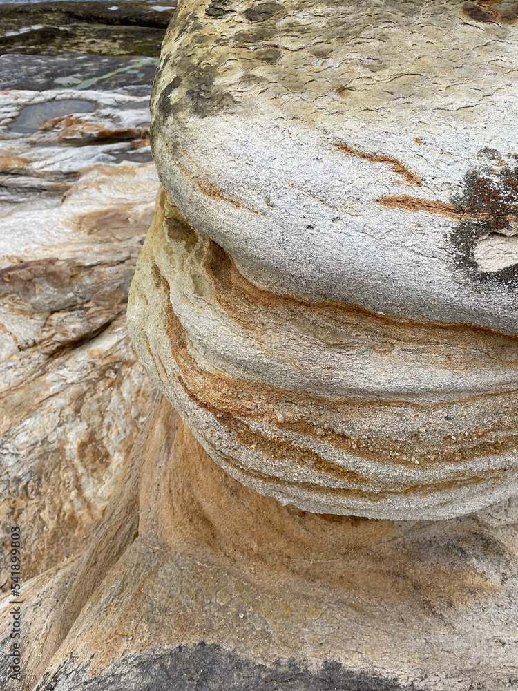 Stone rock boulder texture seaside landscape northern nature Stock ...