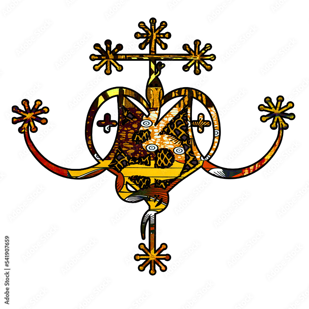 Marie Laveau Veve Sigil Stock Illustration | Adobe Stock