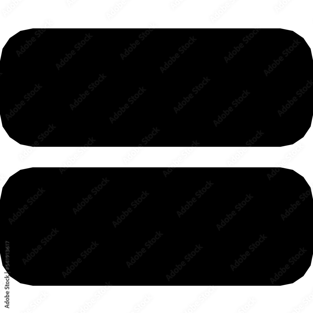 Math Equal Sign Stock Vector | Adobe Stock