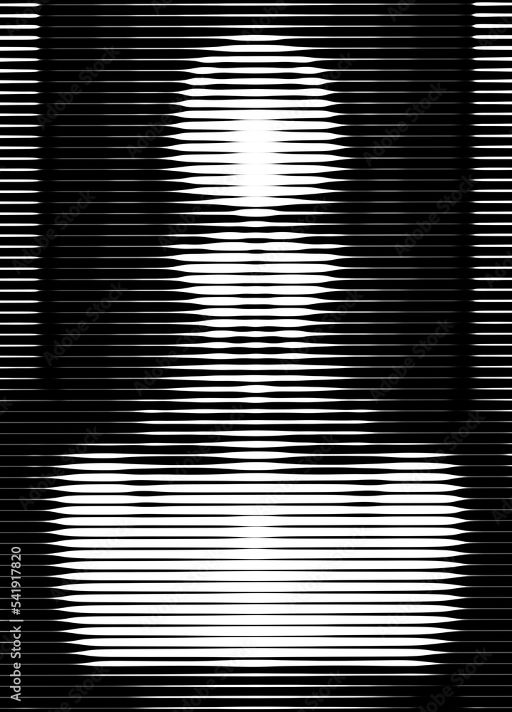 Abstract woman or alien shape portrait silhouette illustration made ...