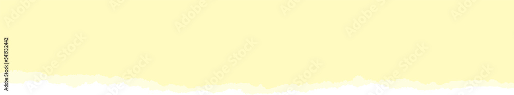 Blank ripped paper border. Realistic yellow mockup Stock Illustration ...
