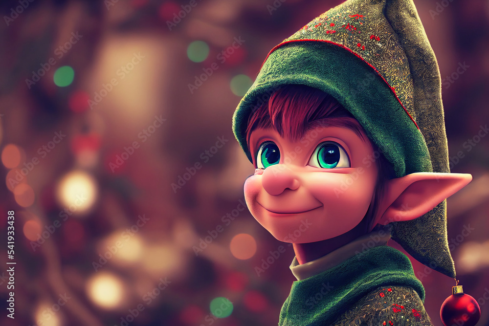 3d Elf Christmas
