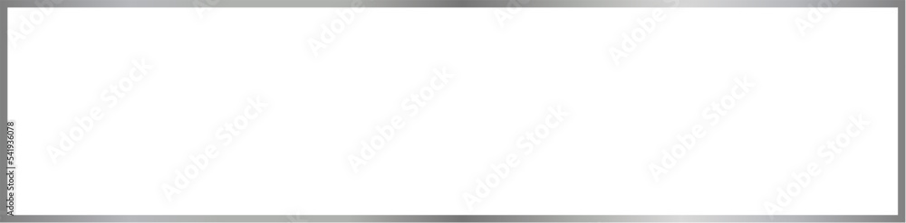 Silver Rectangle Border Frame Vector Illustration Stock Vector | Adobe ...