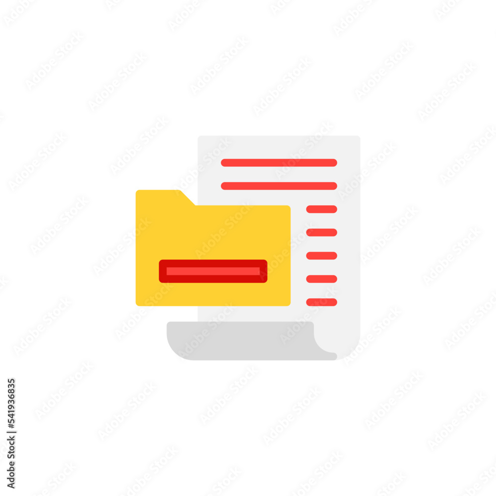 document folder icon Stock Vector | Adobe Stock