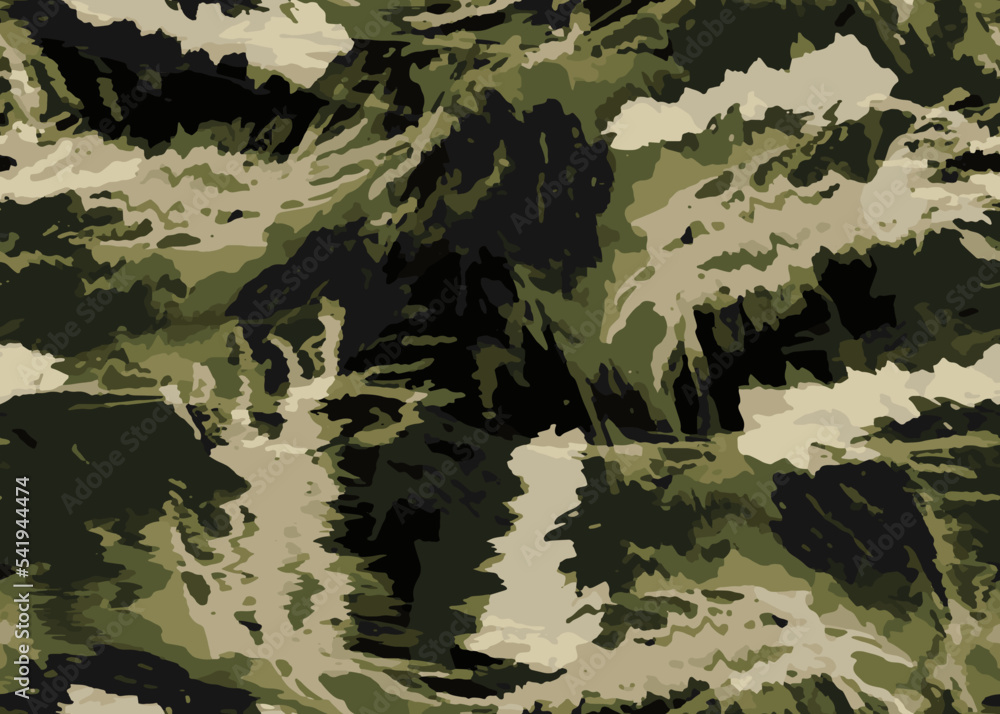 Full seamless abstract military camouflage skin pattern vector for ...